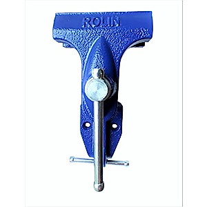 Rolin Vise Wood Working Clamp 3 Inch Light Duty Tools Small Home Vise Table Vise Blue