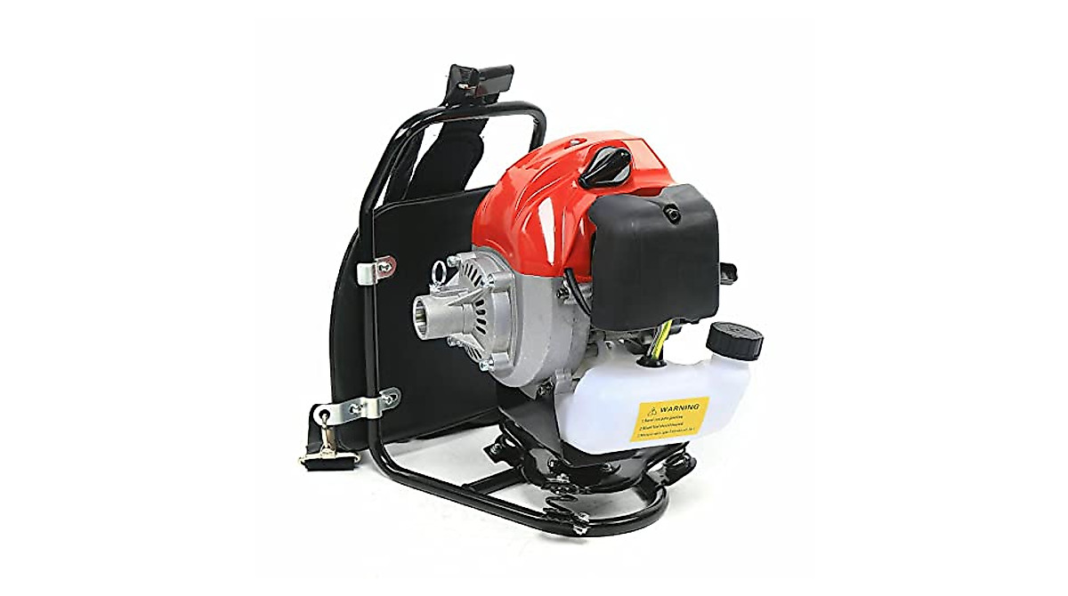 Backpack Lawn Mower 3-in-1 Garden Tool for Grass, Weeds & Soil