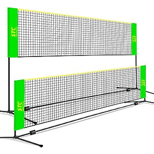 Portable Tennis Net for Driveway and Backyard – Kids’ Adjustable Tennis & Badminton Net – 10 x 5 Ft. Travel Net & Bag – Racket Sport & Volleyball Net for Backyard Games for Kids by Street Tennis Club