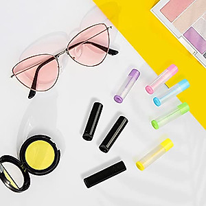 RONRONS Professional Lipsticks Filling Tray Kits, Including 1 Pieces Lip Balms Filling Tray 1 Pieces Spatula and 50 Pieces Empty Lip Balm Tubes with Caps DIY Lipstick Gifts for Women Grils Business