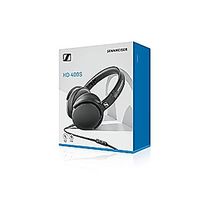 Sennheiser HD 400S Closed Back, Around Ear Headphone with One-Button Smart Remote on Detachable Cable (Renewed)