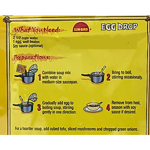 Sun Bird Egg Drop Soup Mix 1 oz - Pack of 24