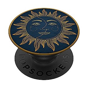 Sun and Moon Pop Socket for Phone PopSockets Cute Sun & Moon PopSockets Swappable PopGrip