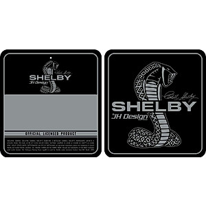 JH DESIGN GROUP Men's Shelby Cobra Snake Pullover Hoodie Black Sweatshirt (X-Large, GEN4-black)