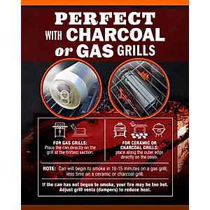 Dr. K's Tenn Cans 6 Pack, Apple & Pecan - Convenient, No Mess Smoke Tube Upgrade | Premium Apple & Pecan Pellets in an Easy to Use Can | Championship Flavor & Smoke Every Time| Up to 1hr Smoke Per Can