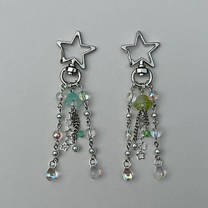 Agromusk Jellyfish Keychain,Cute Y2K Car Keychains for Women Girls Jellyfish Bag Charms Purse Accessories Star Jelly Decor (Pink Blue)