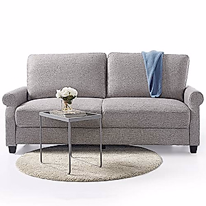 ZINUS Josh Sofa Couch, Easy, Tool-Free Assembly, Soft Grey