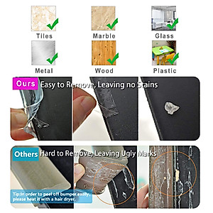 Edge Protector 100% Silicone, Baby Proofing Corners Clear Glass Guards, Pre-Tape Adhesive Soft for Kids Safety, Child Table Cabinets Furniture Bumper (3ft, 0.2x0.8in(Width))