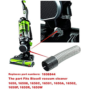 Lower Hose Assembly 1608844 for Bissell Select Pet Hair Eraser Vacuums, Fits Models: 1650C, 16501, 1650A, 16502, 1650P, 1650R, 1650W, 1650, 16508. (Only Models Listed)