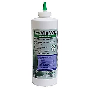 Rockwell Labs - EVWD008 - EcoVia Wettable Dust - Broad Spectrum Insecticide - 8oz