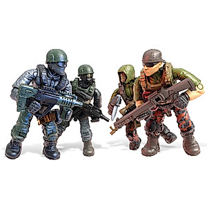 Mega Construx Special Ops vs Jungle Mercenaries Call of Duty Collectible Character Buildable Micro Action Figure
