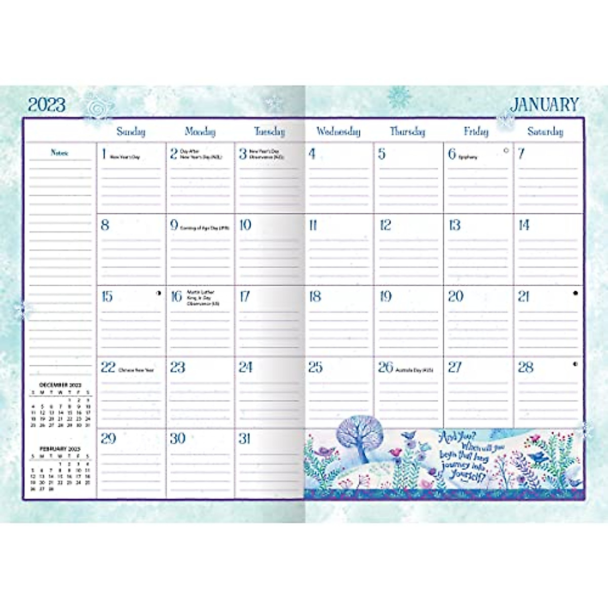 LANG SIMPLE INSPIRATIONS™ 2023 MONTHLY PLANNER (23991012116)