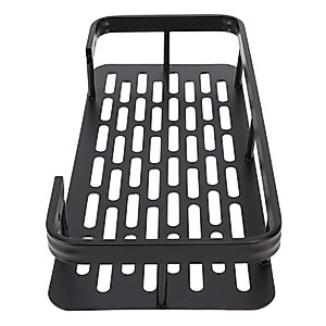 Fofetbfo Shower Caddy, Stainless Steel Shower Organizer, No Drilling Wall Mounted Shower Shelves Storage Rack for Bathroom Kitchen(Black)