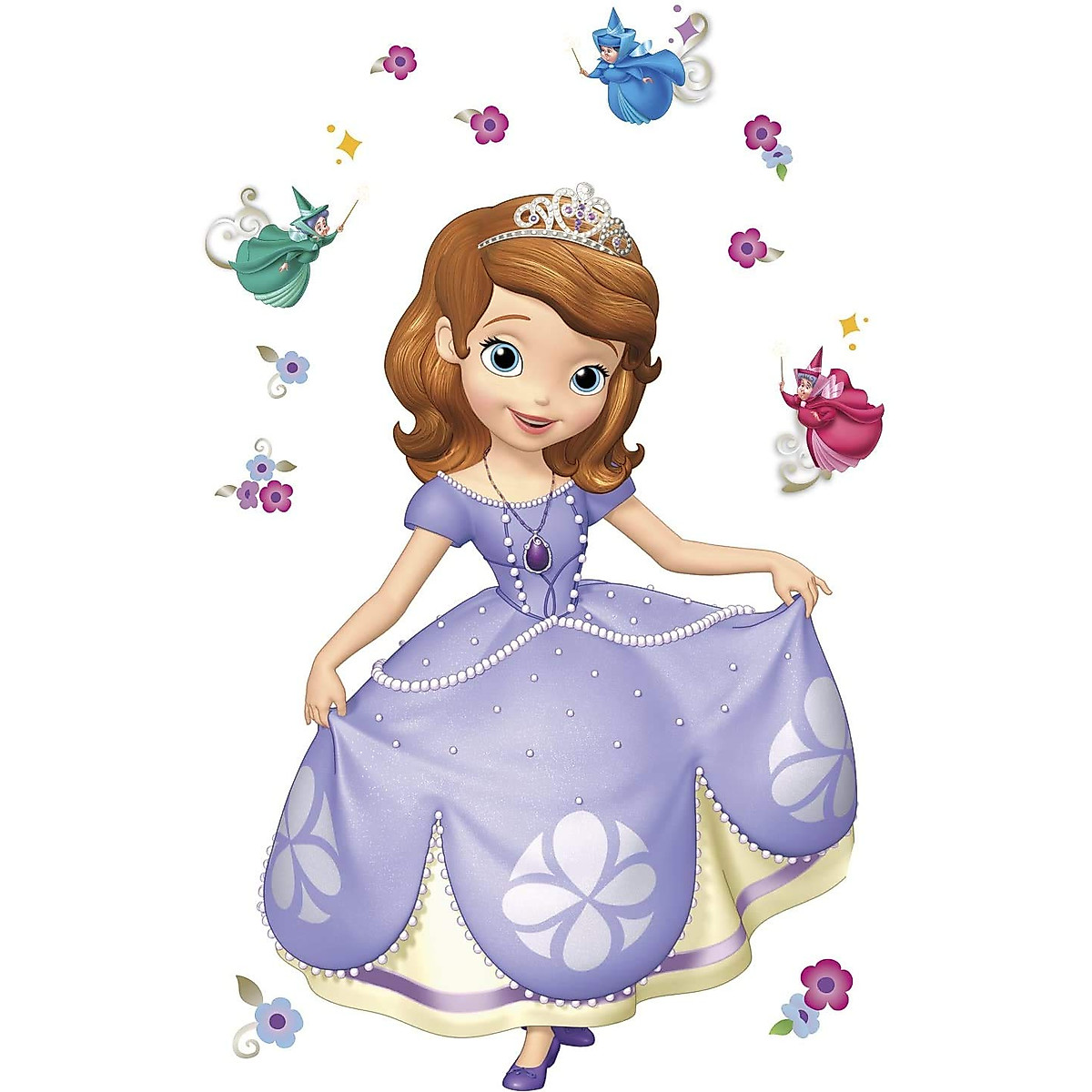 The Little Mermaid Ariel Giant & Sofia The First Princess Nursery Wall Decal Decor Sticker Party Decoration (Sofia The First Princess)