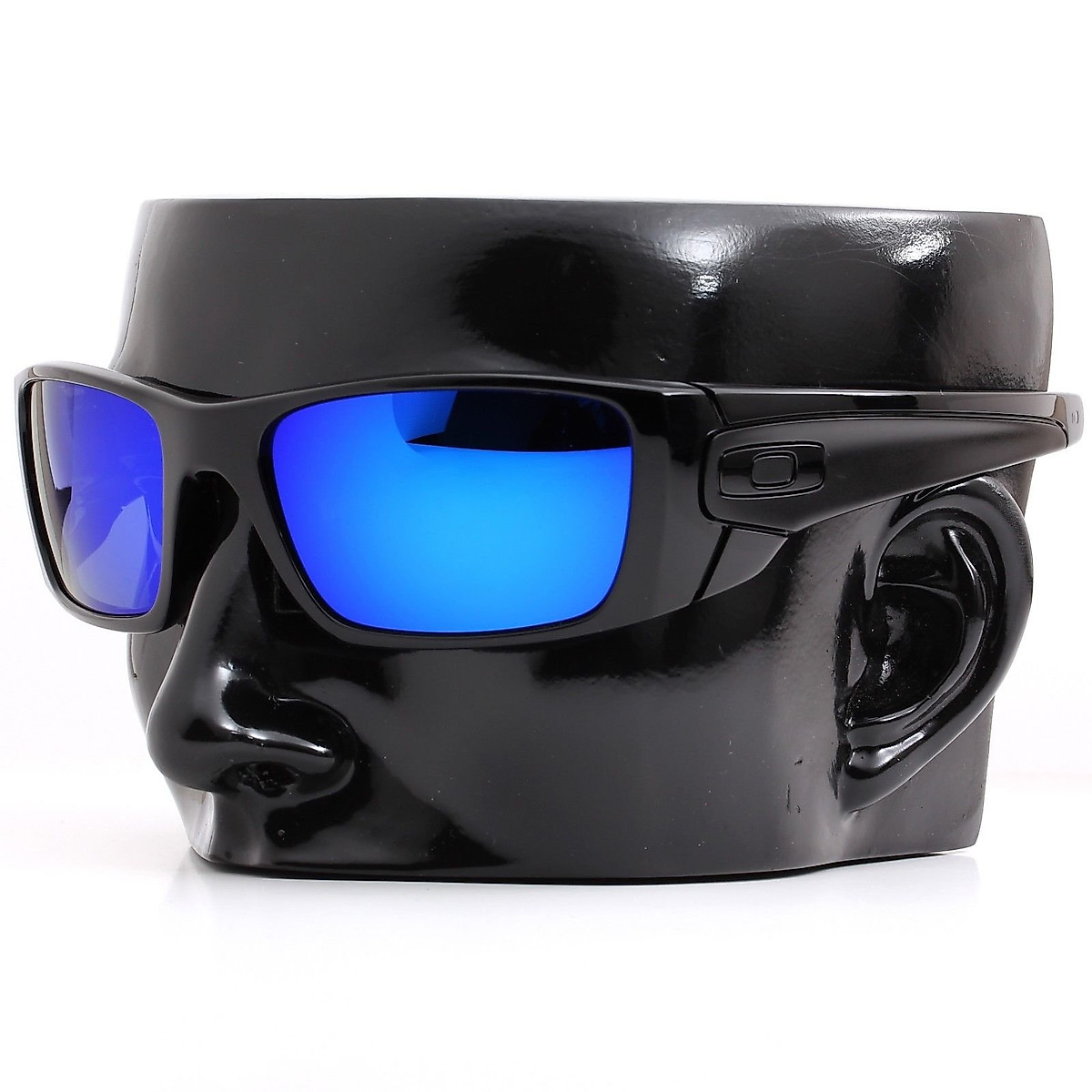 IKON LENSES Replacement Lenses For Oakley Fuel Cell Sunglasses - Deep Blue Mirror (Polarized)