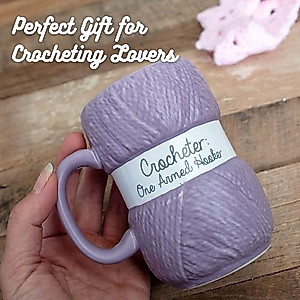 Boxer Gifts One Armed Hooker Novelty Gag Crochet Mug | Realistic Yarn Detailing | Funny Christmas, Birthday, White Elephant or Mother’s Day Gift for Her