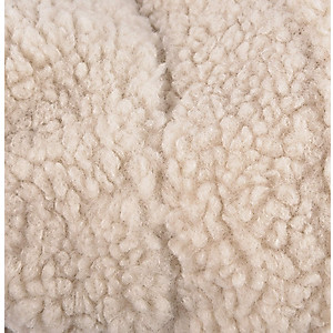 ChezAbbey Faux Fur Bucket Hat, Fuzzy Furry Winter Warm Fisherman Cap, Fluffy Teddy Sherpa Clothe Hats for Women Men Girls Beige