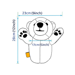 dinofactory Anagom Golf Head Cover Polar Bear Driver Headcover with Lovely Paws Tiffany Blue