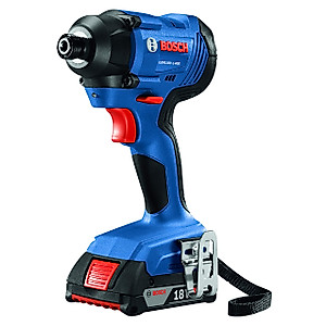 BOSCH 18V 2-Tool Combo Kit with 1/2 In. Compact Drill/Driver and 1/4 In. Hex Impact Driver GXL18V-26B22
