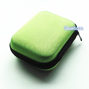JMXLDS Gametown Protective Case Hard Case Carry Cover Bag Pouch for Nintendo Gameboy Advance SP GBA SP Console Green