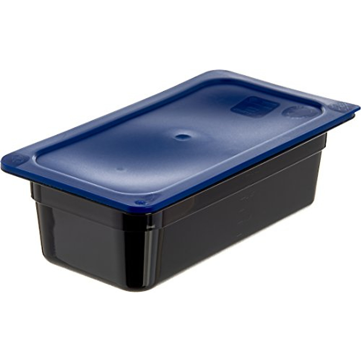 Carlisle FoodService Products 3058060 Smart Lids Third Size Polyethylene Lid, Dark Blue (Pack of 2)