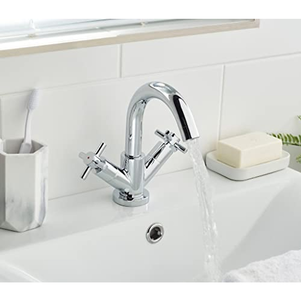 Bristan DX BAS C Basin Mixer Chrome Decade