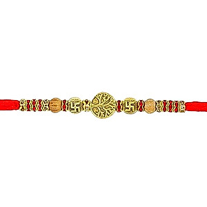 Tree of Life Rakhi for Brother Multicolor Beautiful & Fancy Designer Thread Raksha Bandhan Rakhi for Loving Brother Bhai RURAKH005