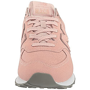 New Balance Women's 574 V2 Embellished Sneaker, Pink/Pink, 7.5