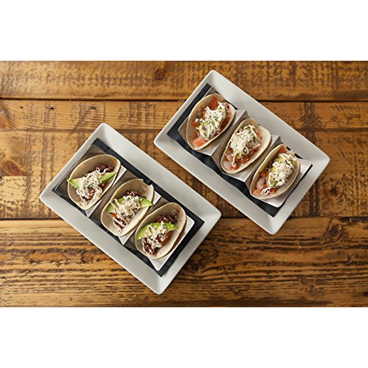 10 Strawberry Street Whittier Elite 10.875" x 7" Rectangle Platter, Set of 6, White