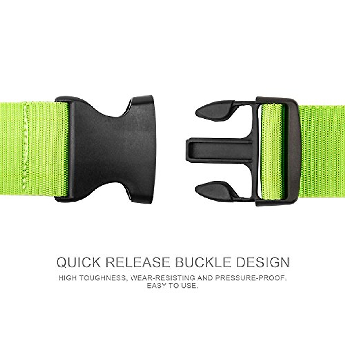 Luxebell Luggage Straps Suitcase Belt Travel Accessories, 1.96 in W x 6.56 ft L 4 Colors