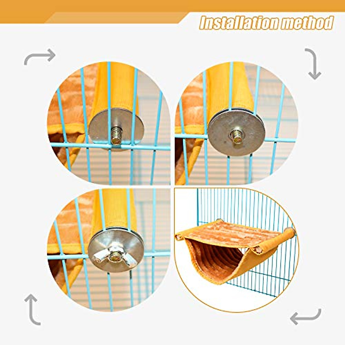 Bird Nest House Winter Warm Parrot House Bed Hammock Tent Toy Bird Cage Perch Stand for Parrots Budgies Parakeet Cockatiels Lovebird Cockatoo Finch Hamster Chinchilla and Other Small Animals (H01)