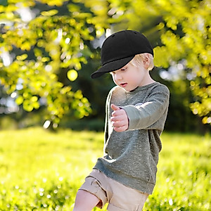 Sarfel Baby Boy Hats Baby Hats 12-18 Months Toddler Boy Hat Infant Baseball Cap Baby Baseball Cap Baby Cap Baby Snapback Hat Black