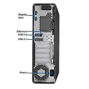 HP 800 G3 Small Form Computer Desktop PC, Intel Core i5-6500 3.20GHz Processor, 16GB Ram, 256GB NVMe SSD + 2TB HDD, New 24-inch Monitor, WiFi & Bluetooth, Wireless Keyboard Mouse, Windows 10 (Renewed)