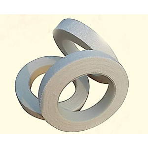 2Roll White 1inch Wide (2.5cm) Adhesive Tape Breathable Cotton Soft Cloth Surgical Tape​​ with Self Adhesive Plaster