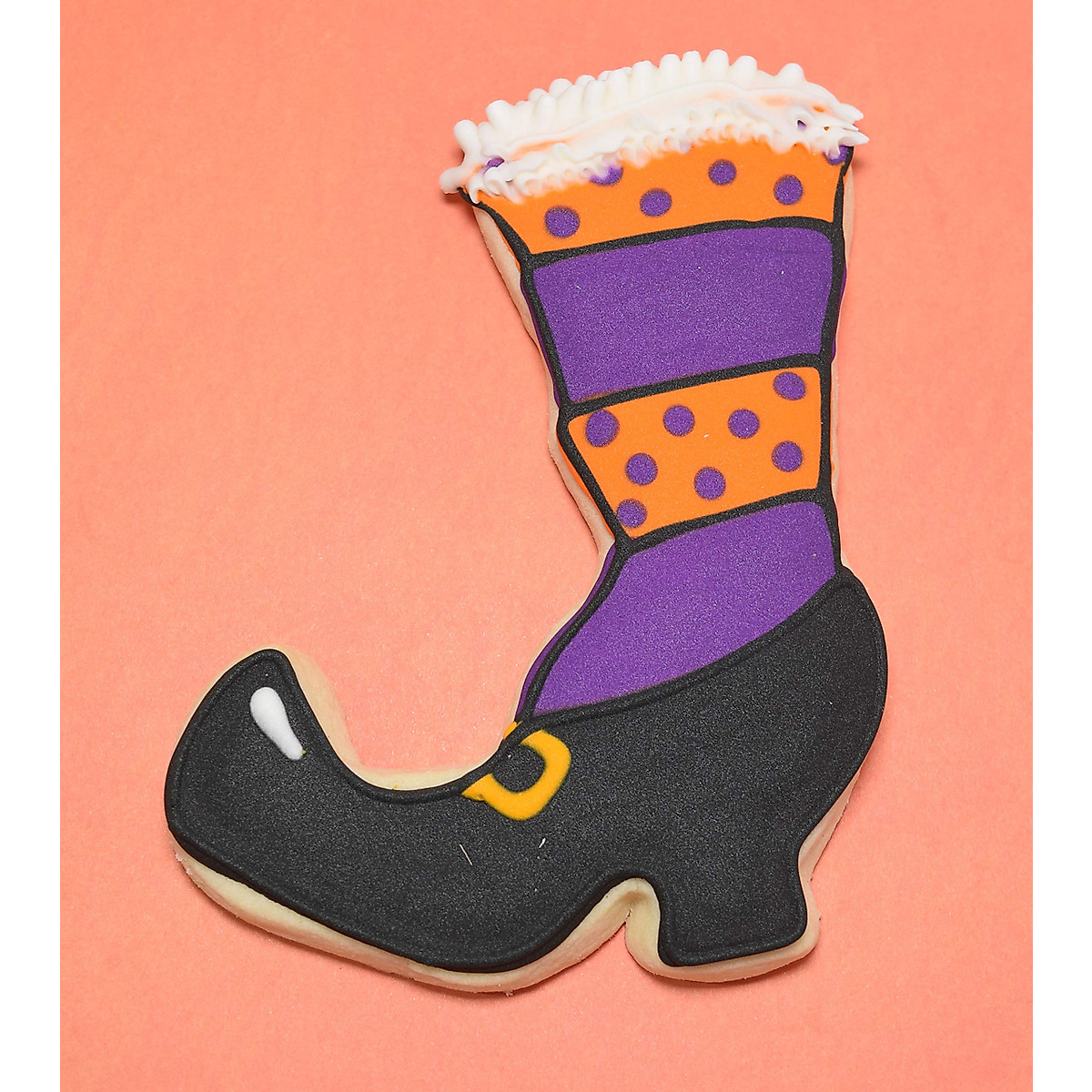 Curly Toe Witch Boot Halloween Copper Cookie Cutter