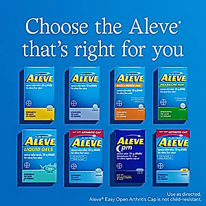 Aleve Back & Muscle Pain Relief Naproxen Sodium Tablets ‐ 250 Count, 250 Count