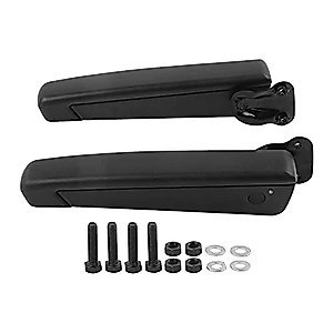 Car for Seat Armrest Pair Car Adjustable for Seat Armrest Shock Resistant PU Sponge Black Flexible Auto Parts Universal for Automobiles Trucks