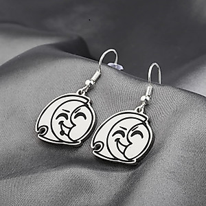 The Owl House Inspired Moony and The Collector Earring Gal Pals Gift ENA and The Owl House Gift (Moony Earrings)