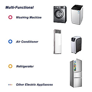 Erfo Multi Functional Movable Stand, Size Adjustable Base, Telescopic Furniture Dolly Roller with 4 Locking Rubber Wheel Caster for Washing Machine, Refrigerator and Dryer