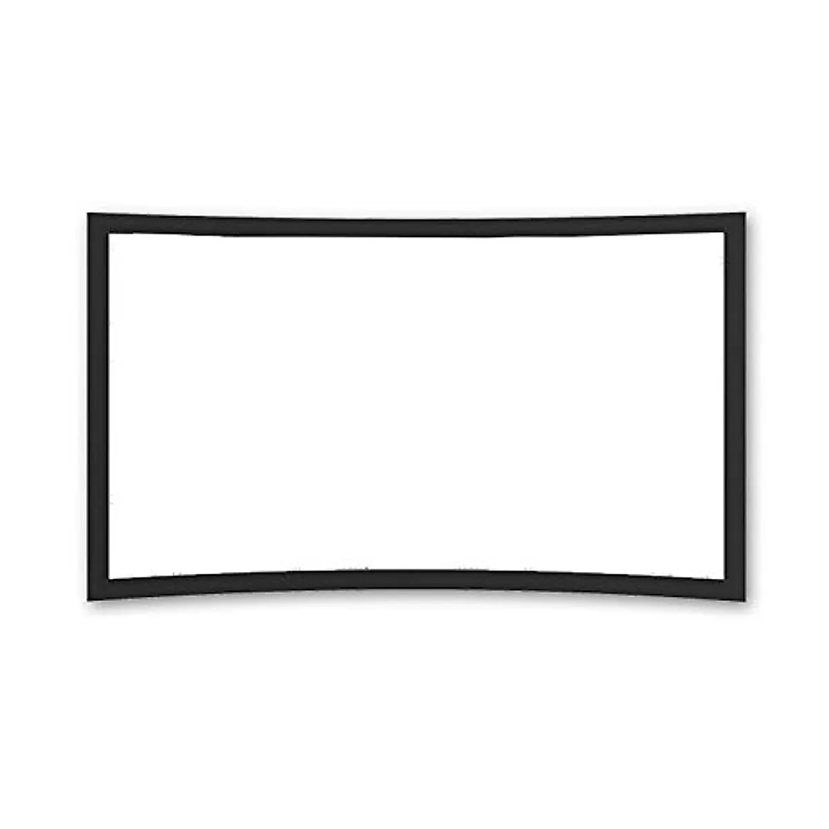 n/a 4K 16:9 White Woven Acoustic Transparent Customize HD 3D Curved Fixed Frame Projector Screen for Home Cinema Projection Screen (Size : 180 inch)