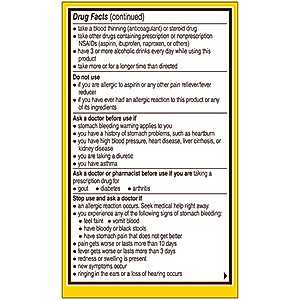 Bayer Aspirin Pain Reliever/Fever Reducer, Adult Low Strength Regimen, 100-Count Caplets