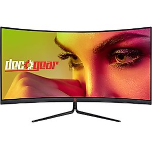 Deco Gear 30" Curved Gaming and Professional Monitor, 200Hz, 1ms MPRT, 2560x1080, 3000:1