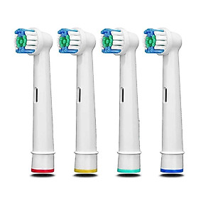 Brush Heads Compatible with Oral-B Braun Electric Toothbrush, Replacement Heads for Vitality, Genius, Pro 1000