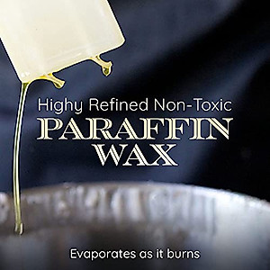 FLATYZ Handmade Christmas Candle - Green Tree | Unscented, Drip-Resistant & Smoke-Free 2 Wick Candle for Home & Room Decor | Hand Painted, Flat Decorative Candles | Steel Stand Included