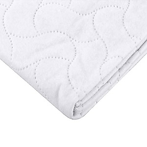 American Baby Company Waterproof Pack N Play Playard Mattress Protector, Quilted Fitted Pack and Play Mattress Pad Cover, 27" x 39"