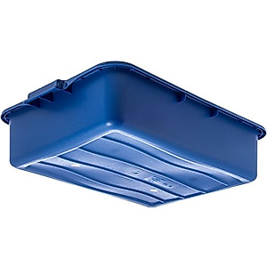 CFS N4401014 Comfort Curve™ Ergonomic Wash Basin Tote Box, 5" Deep, Blue