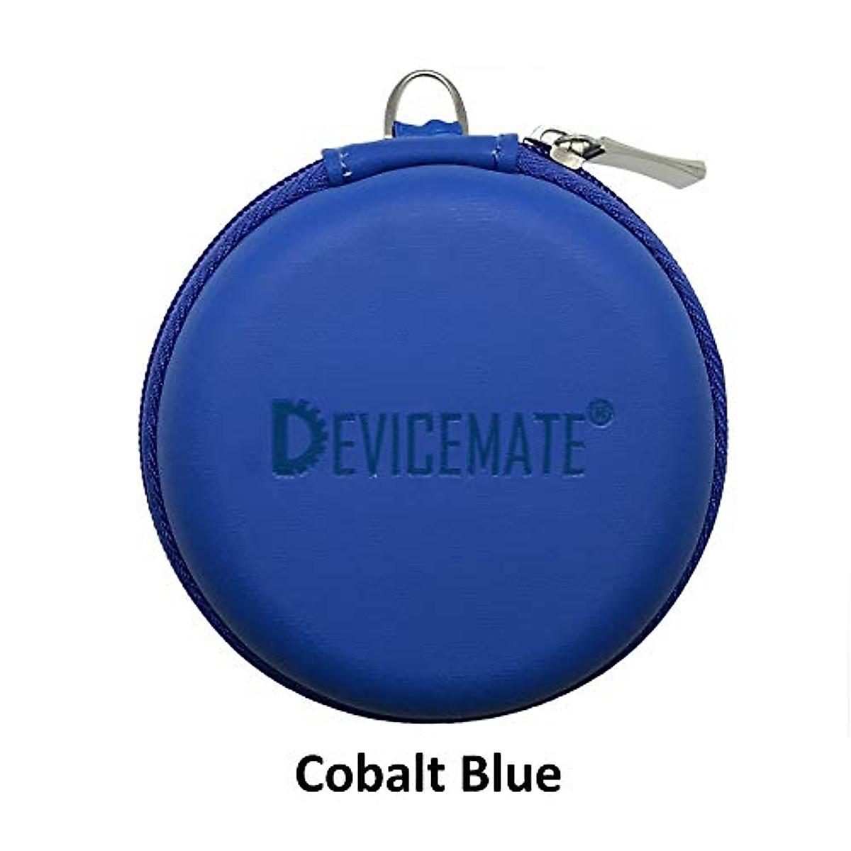 DEVICEMATE in-Ear Headphones, Wired Earbuds, Ergonomic Earphones. Stereo, Noise Isolating, Comfort Fit, Durable Quality, Compatible with Apple & Android Devices. No Mic. Blue Earbud Case