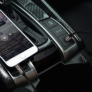 J&D 3.5mm Auxiliary Audio Extension Cable, Gold Plated Copper Shell Heavy Duty 3.5mm 1/8 inch TRS Male to 3.5mm 1/8 inch TRS Female Stereo Audio Adapter Cable, 3 Feet