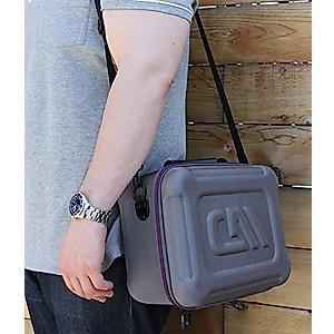 CASEMATIX Carrying Case Compatible With Meeting Owl Pro and Owl Camera 360 Video Conference Room Accessories