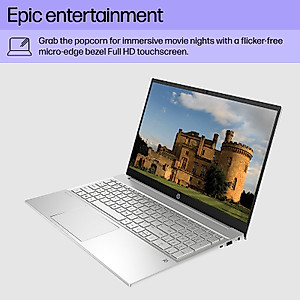 HP 2023 Newest Pavilion Laptop for Business, 15.6" FHD Touchscreen, Intel Core i5-1335U(up to 4.6GHz, Beats i7-1270P) 16GB RAM, 512GB SSD, Intel Iris Xe Graphics, Wi-Fi 6, Webcam, Windows 11 Home